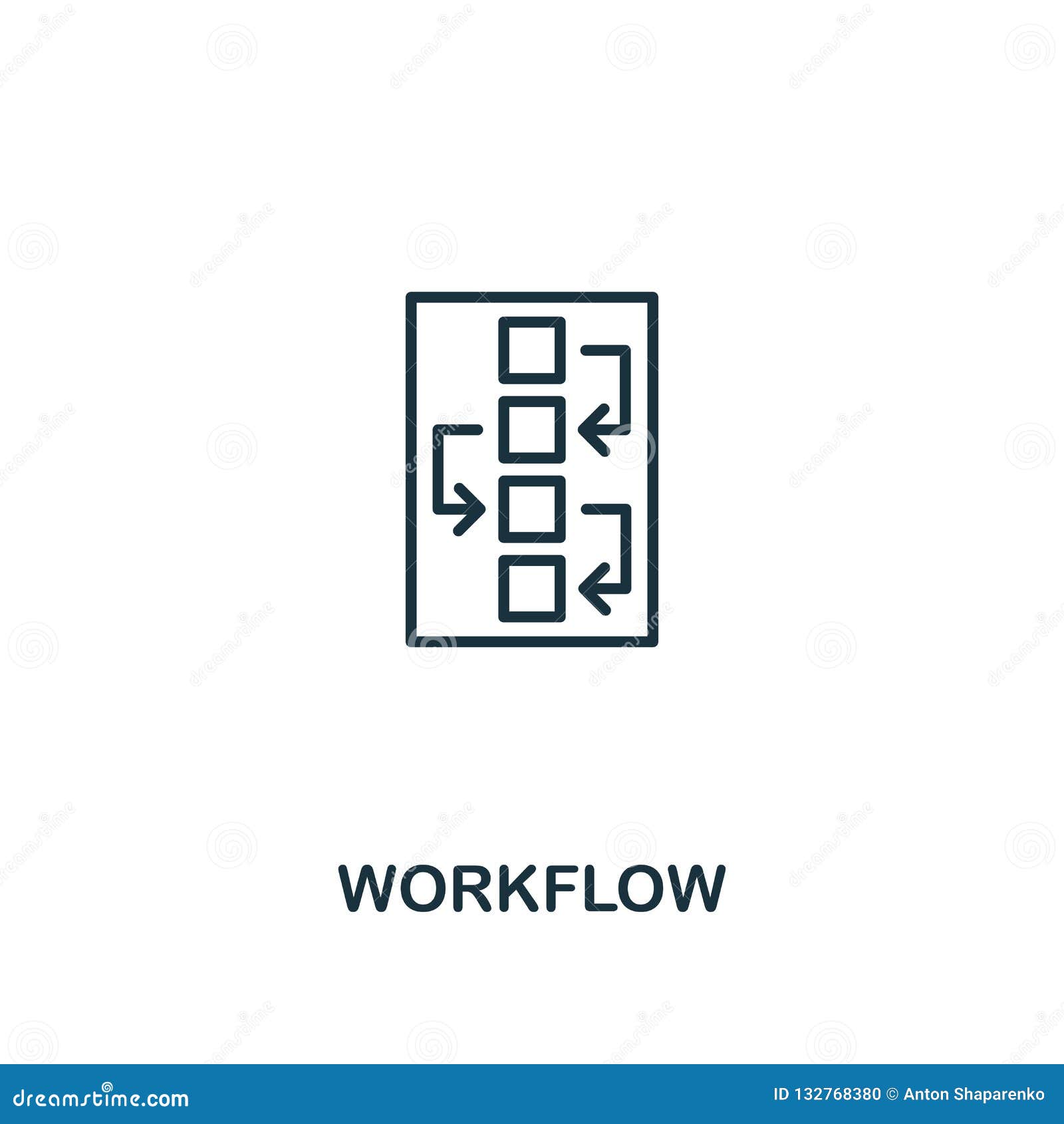 Workflow Icon. Premium Style Design from Design Ui and Ux Icon ...