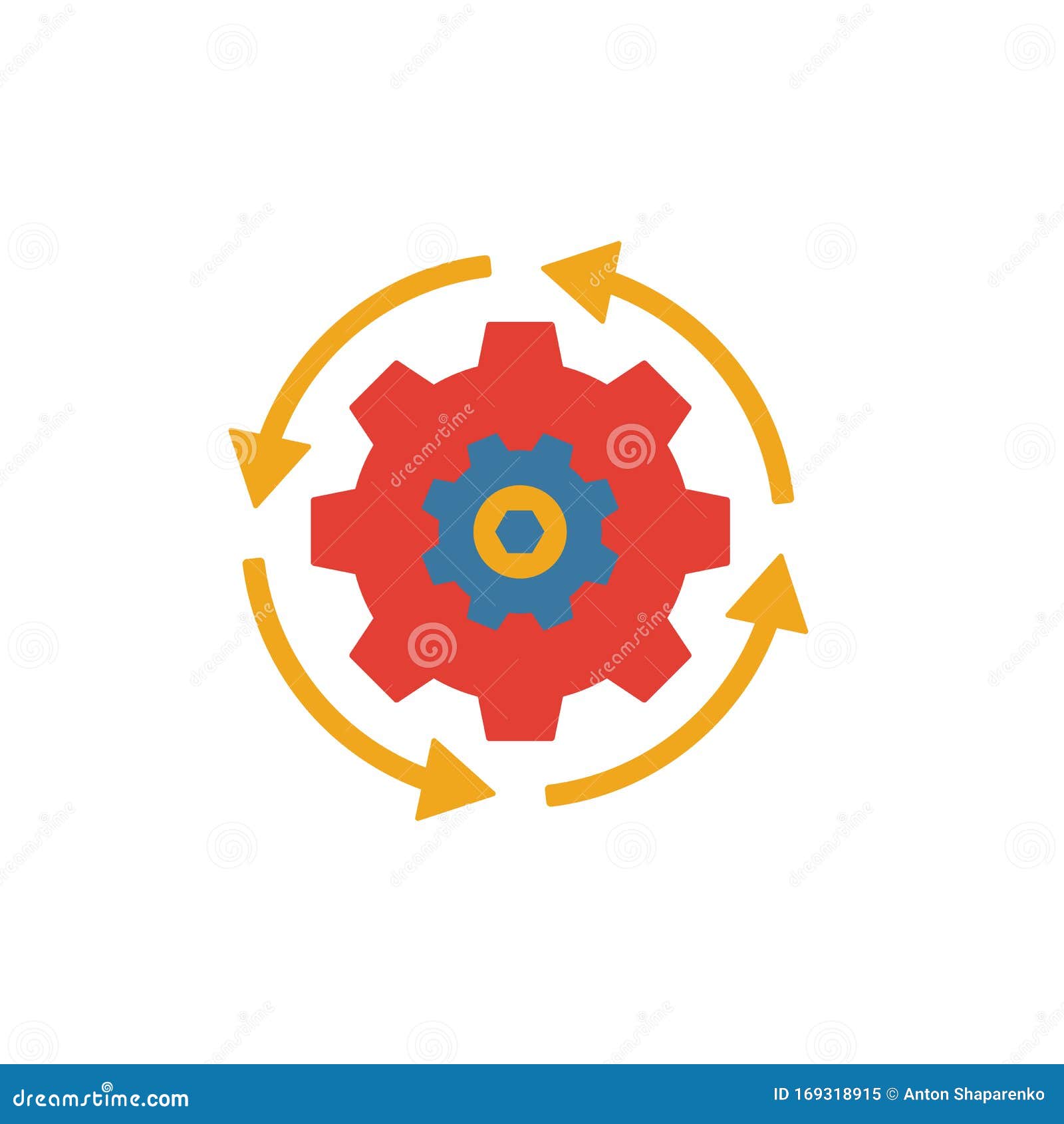 Workflow Icon. Simple Flat Element from Crm Collection Stock ...