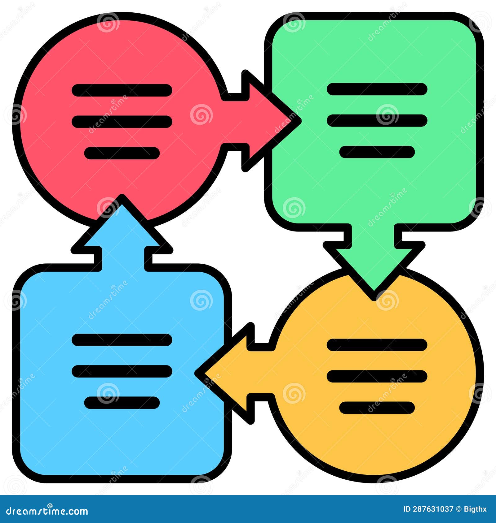 Workflow Pattern Guide Icon. Module Step By Step Logo Vector ...