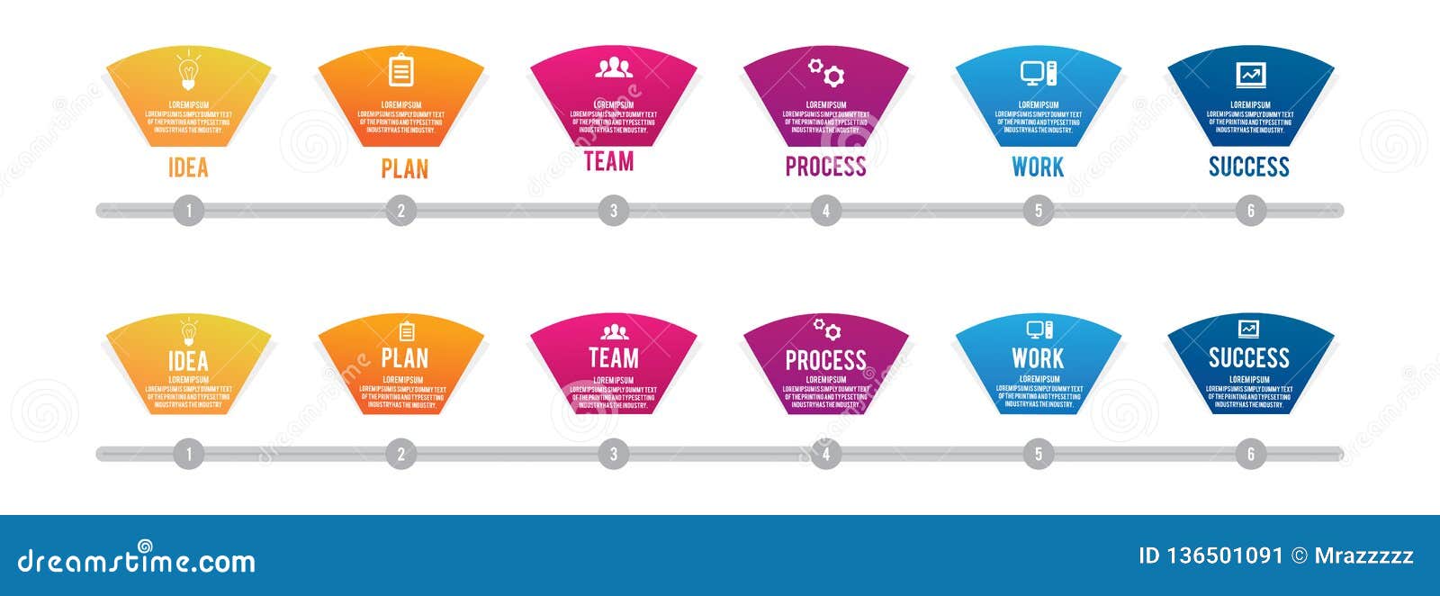 Step by Step Workflow Infographic Stock Vector - Illustration of modern ... Step by Step Workflow Infographic Stock Vector - Illustration of modern ...