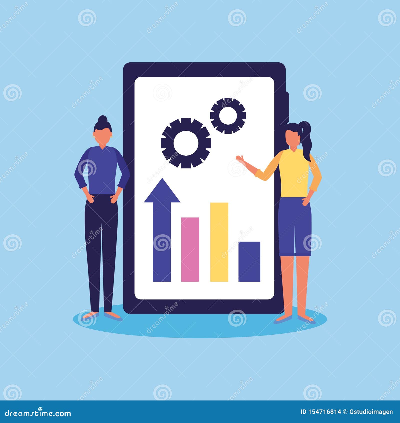 Workflow and Infographic Vector Design Stock Illustration ...