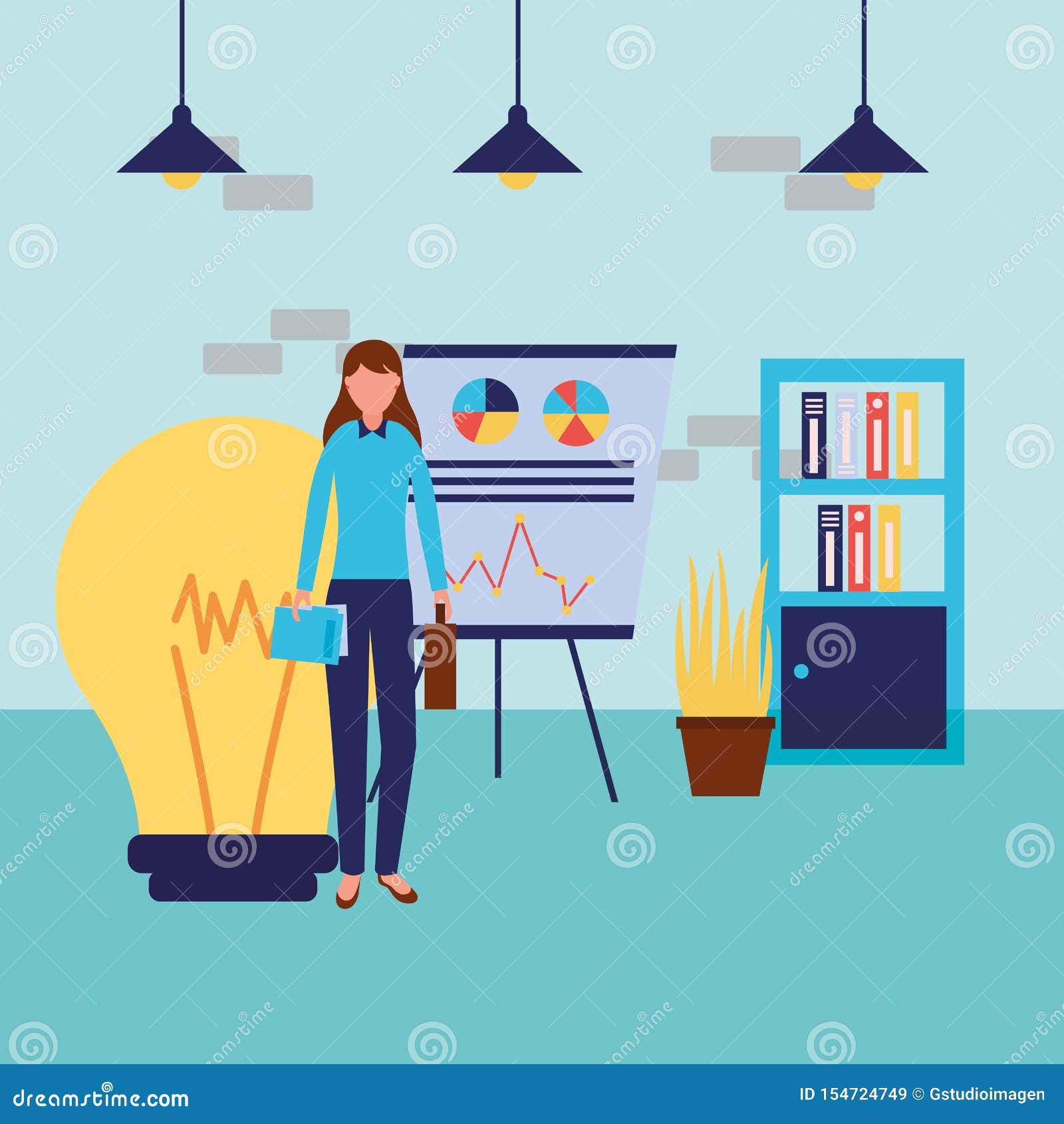 Workflow and Infographic Vector Design Stock Illustration ...
