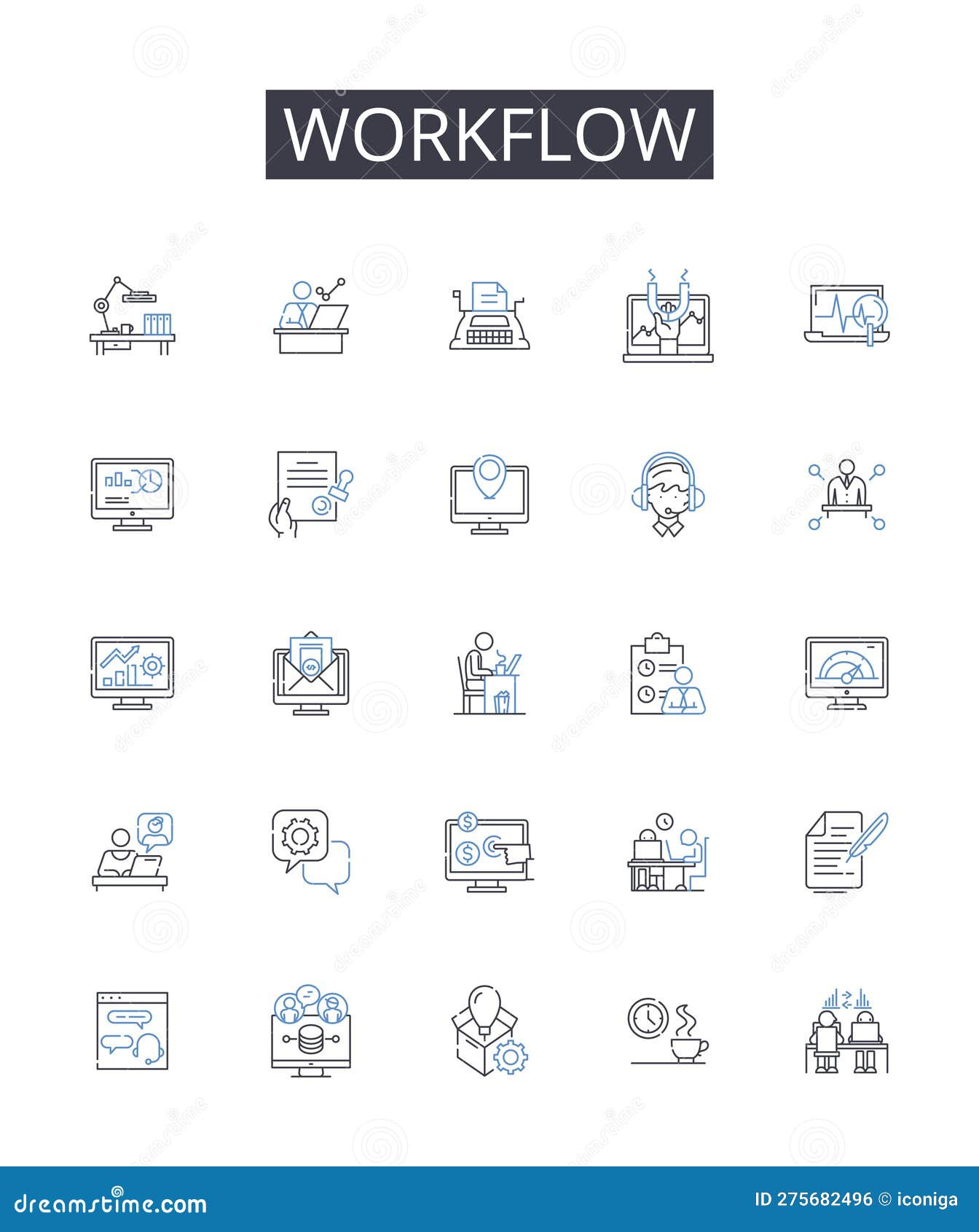 Task Procedure Line Icons Collection. Steps, Process, Method, Workflow ... Task Procedure Line Icons Collection. Steps, Process, Method, Workflow ...