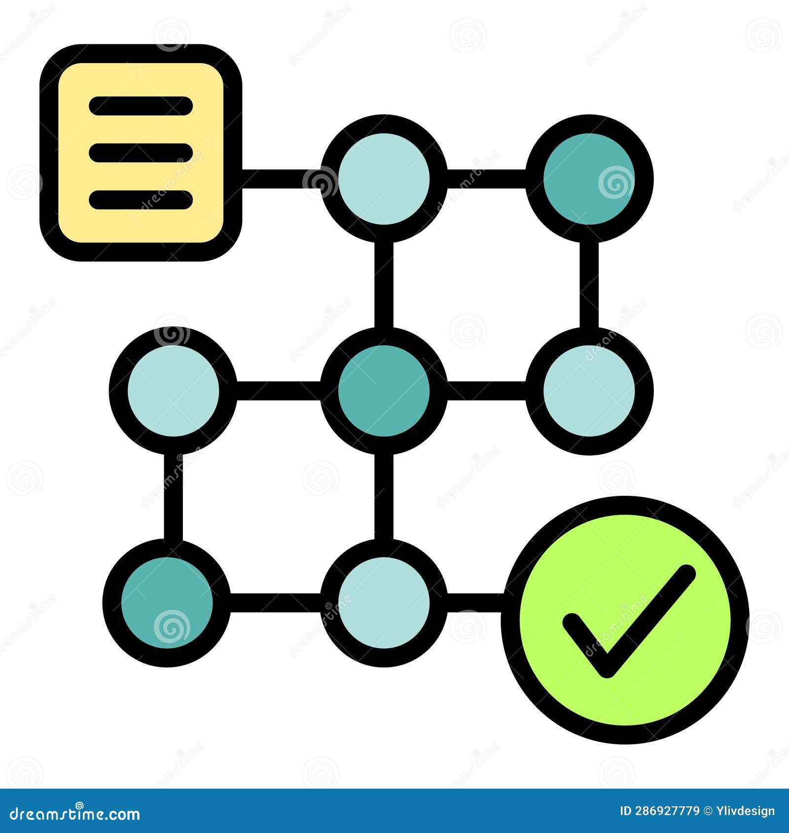 Workflow Manager Icon Vector Flat Stock Illustration - Illustration of ...