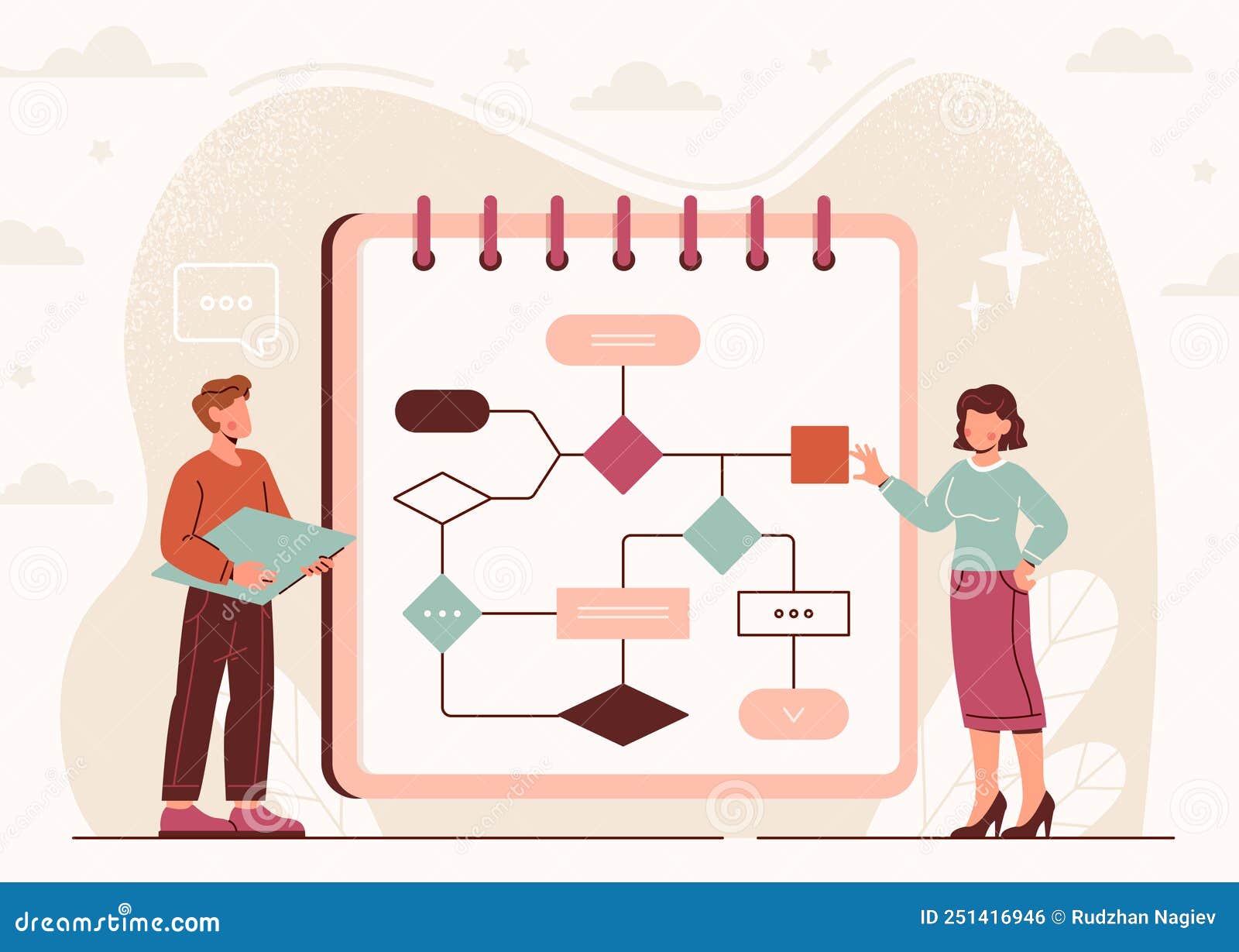 Workflow Optimization Concept Stock Vector - Illustration of plan ...