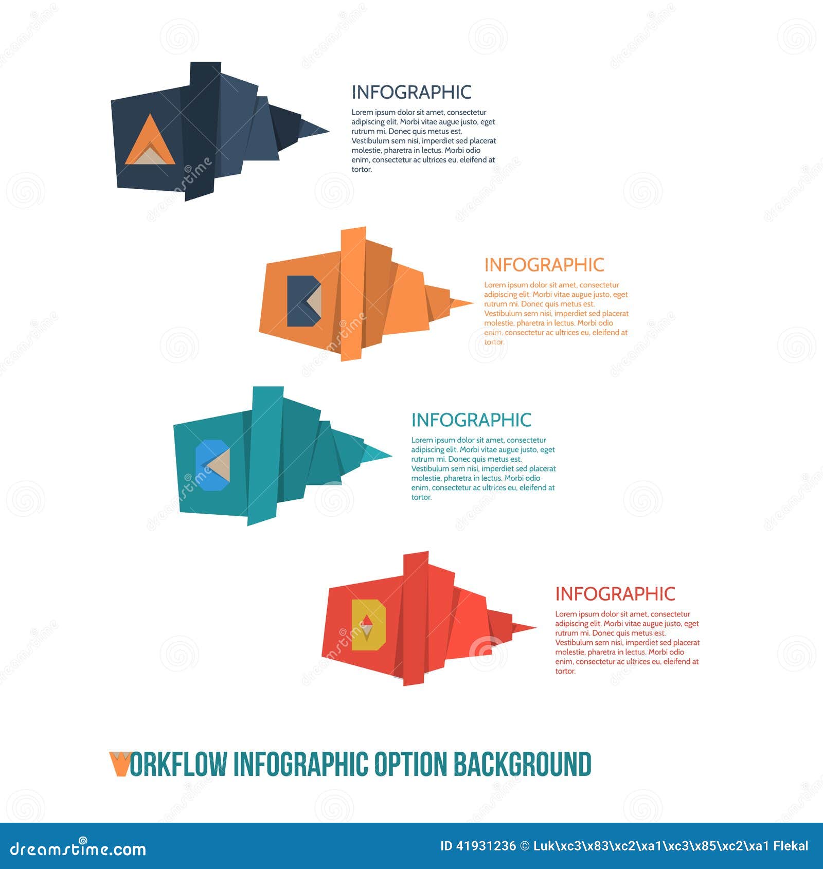 Workflow Option Background stock vector. Illustration of isolated ...