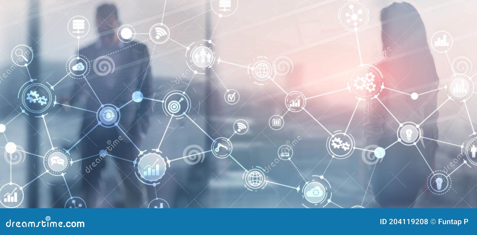 Workflow Organisation Structure on Virtual Screen. Business Structure ...