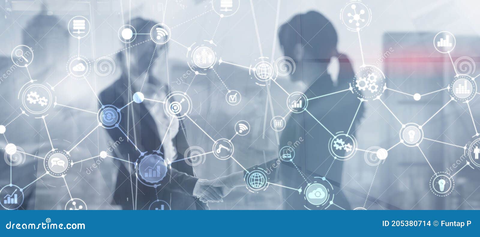 Workflow Organisation Structure on Virtual Screen. Business Structure ...