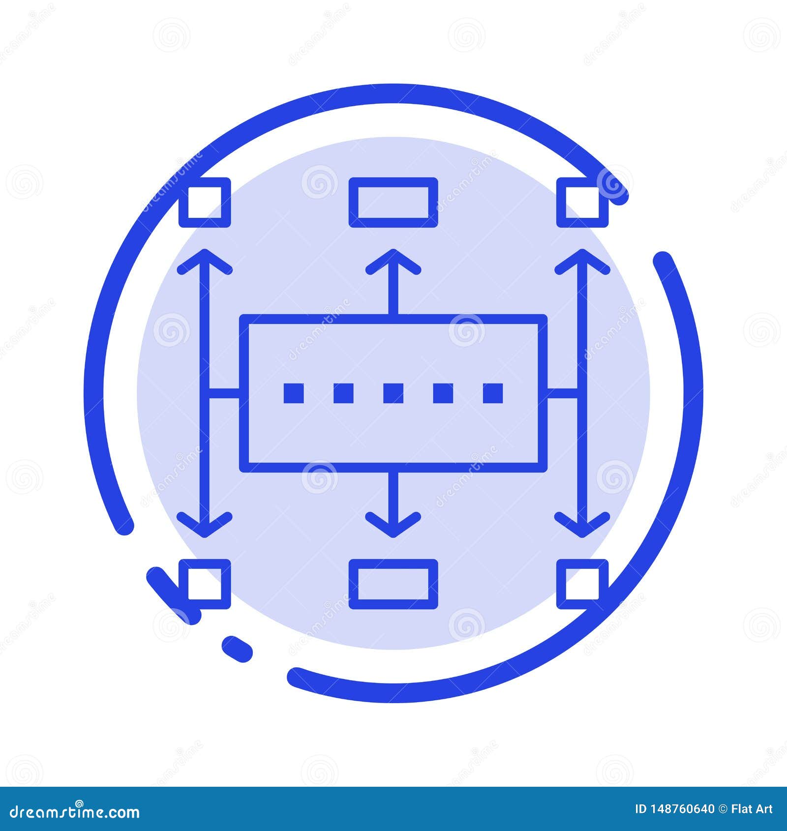 Workflow, Workflow Planning, Business, Modern, Planning Blue Dotted ...