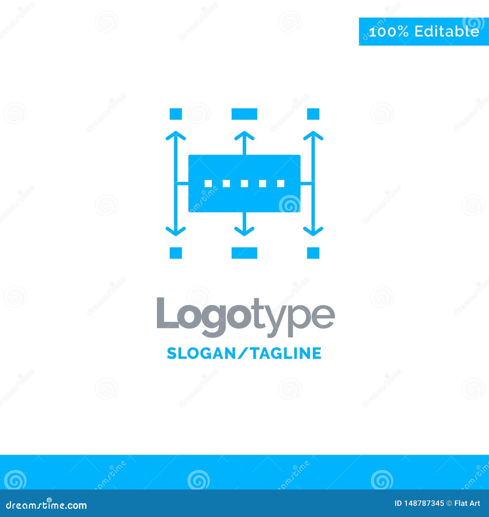 Workflow, Workflow Planning, Business, Modern, Planning Blue Solid Logo ...