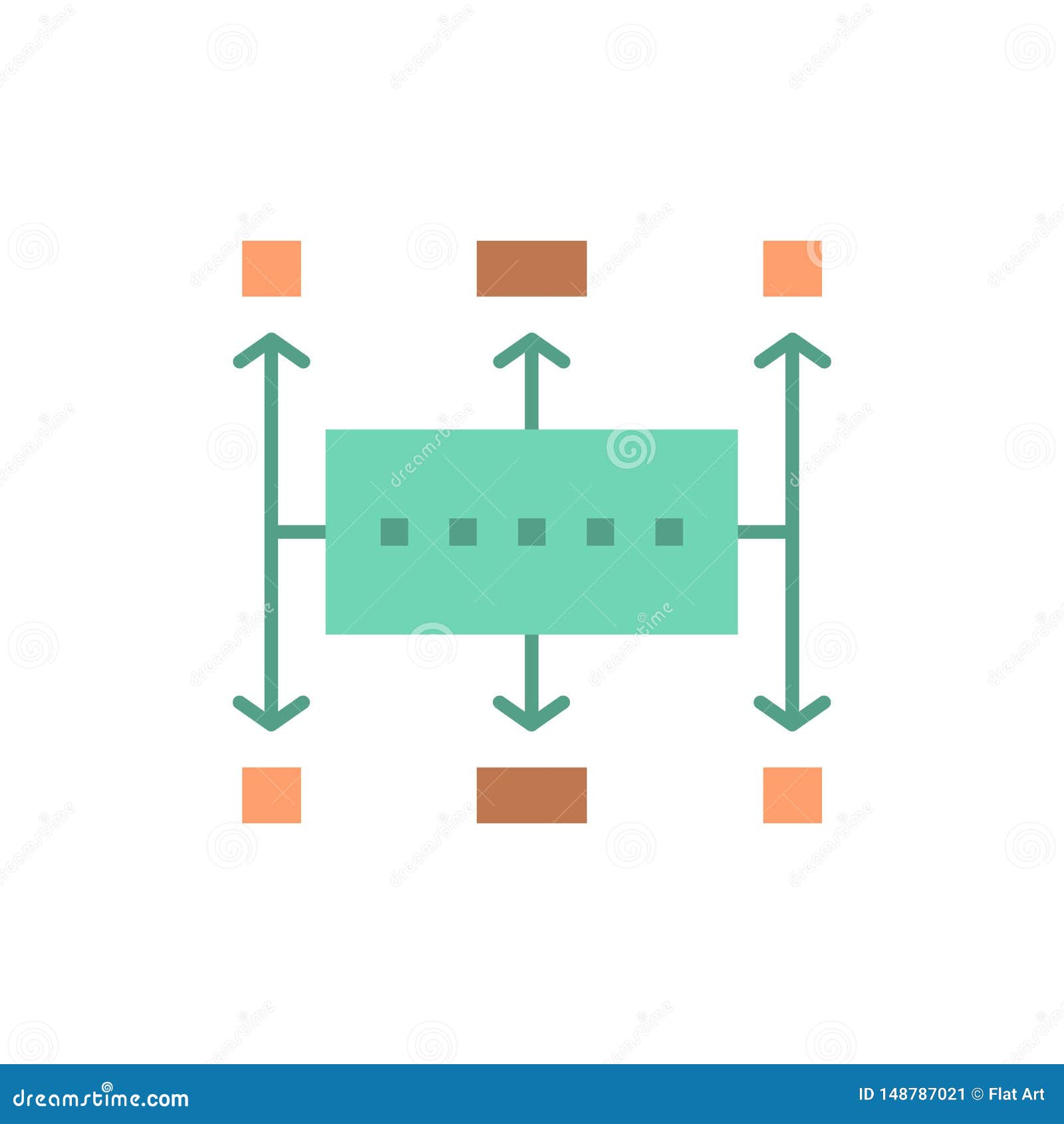 Workflow, Workflow Planning, Business, Modern, Planning Flat Color Icon ...