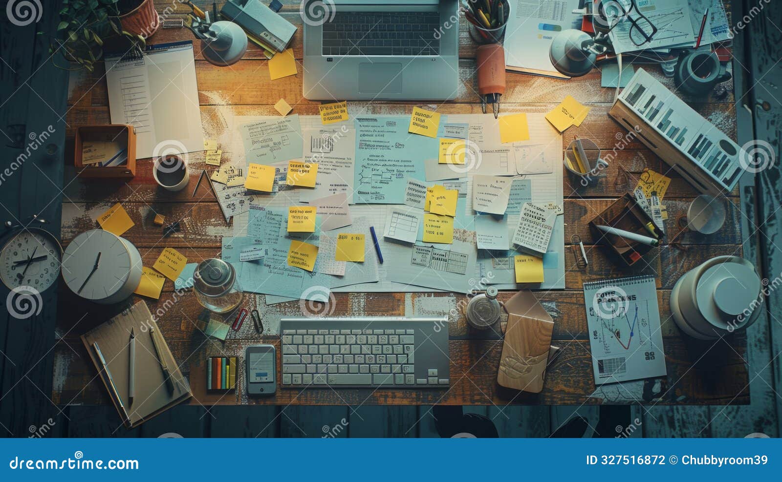 Workflow Planning, an Intricate Overview of a Manual, Analog Workspace ...