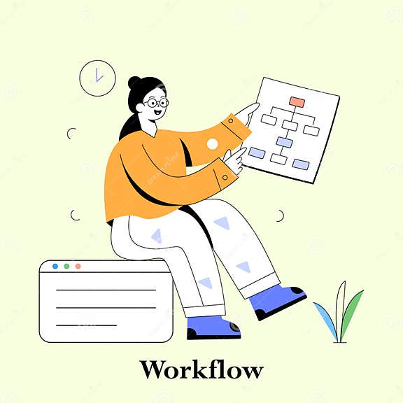 Workflow Process: Efficient Task Management and Optimization Stock ...