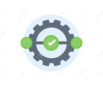 Workflow and Productivity Symbol, Business Process Logo Design. Working ...