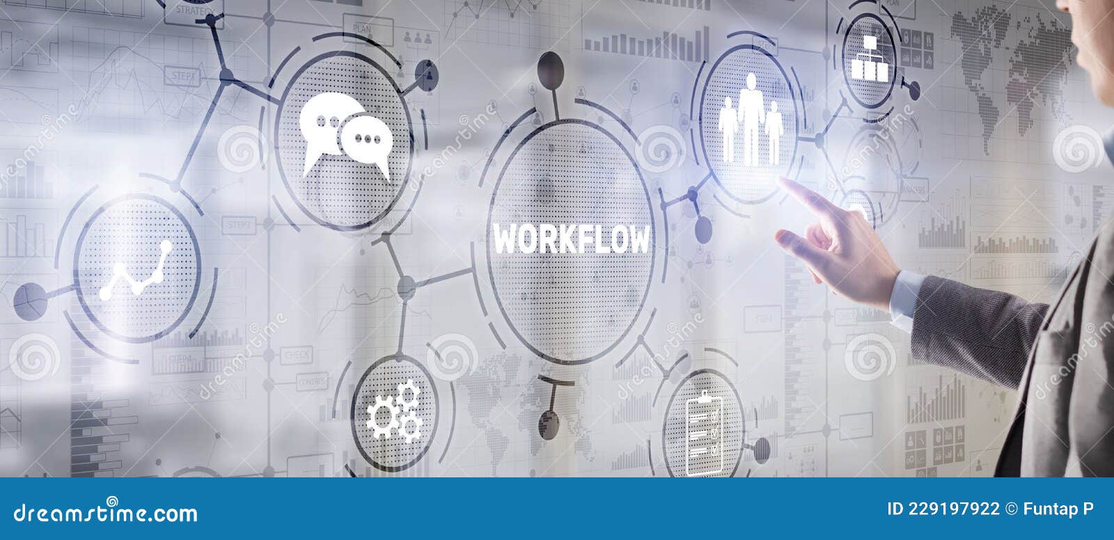 Workflow Repeatability Systematization Buisness Process. Business ...