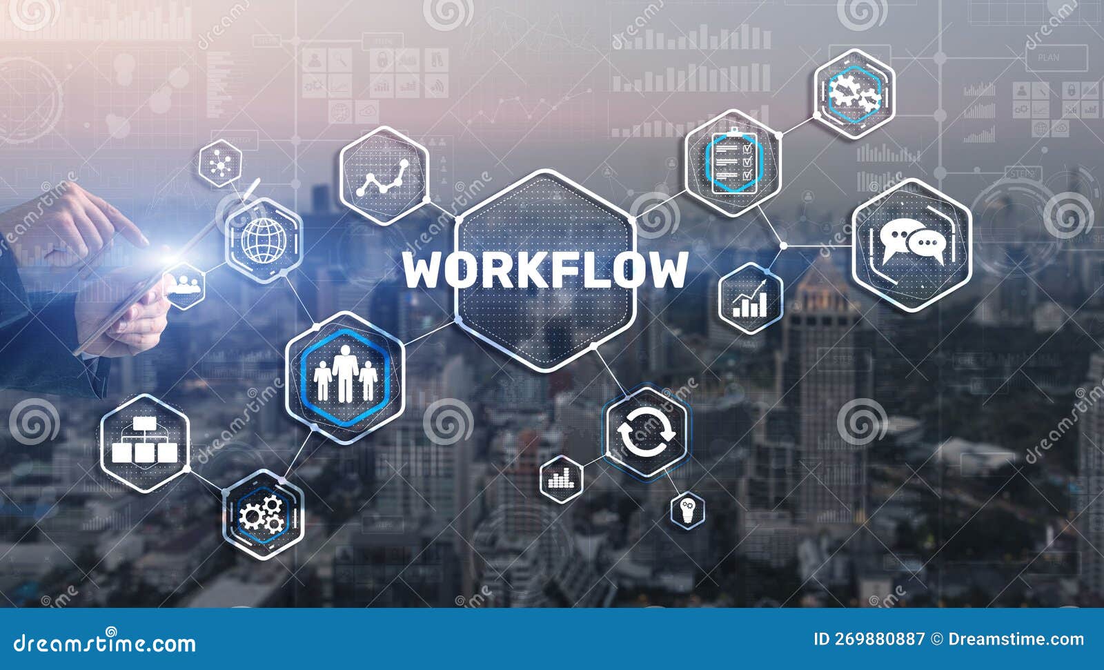 Workflow Repeatability Systematization Buisness Process. Business ...