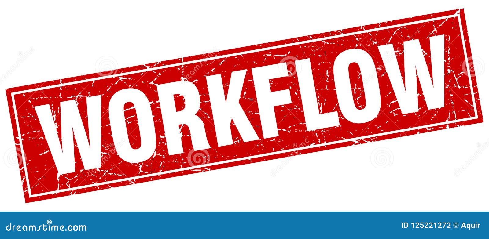 Workflow stamp stock vector. Illustration of isolated - 125221272