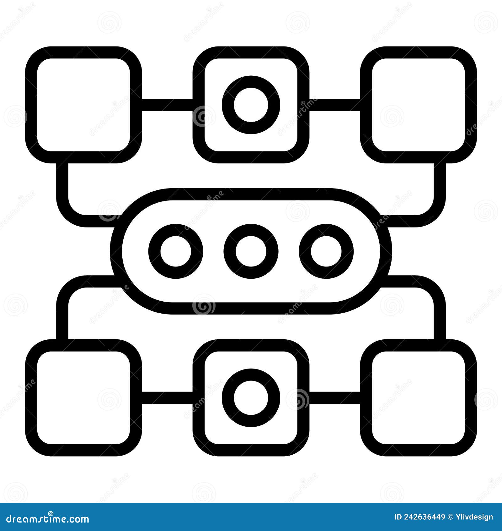 Workflow Cog Wheel Symbol Pictogram. Circle Gear Work Progress Line And ... Workflow Cog Wheel Symbol Pictogram. Circle Gear Work Progress Line And ...