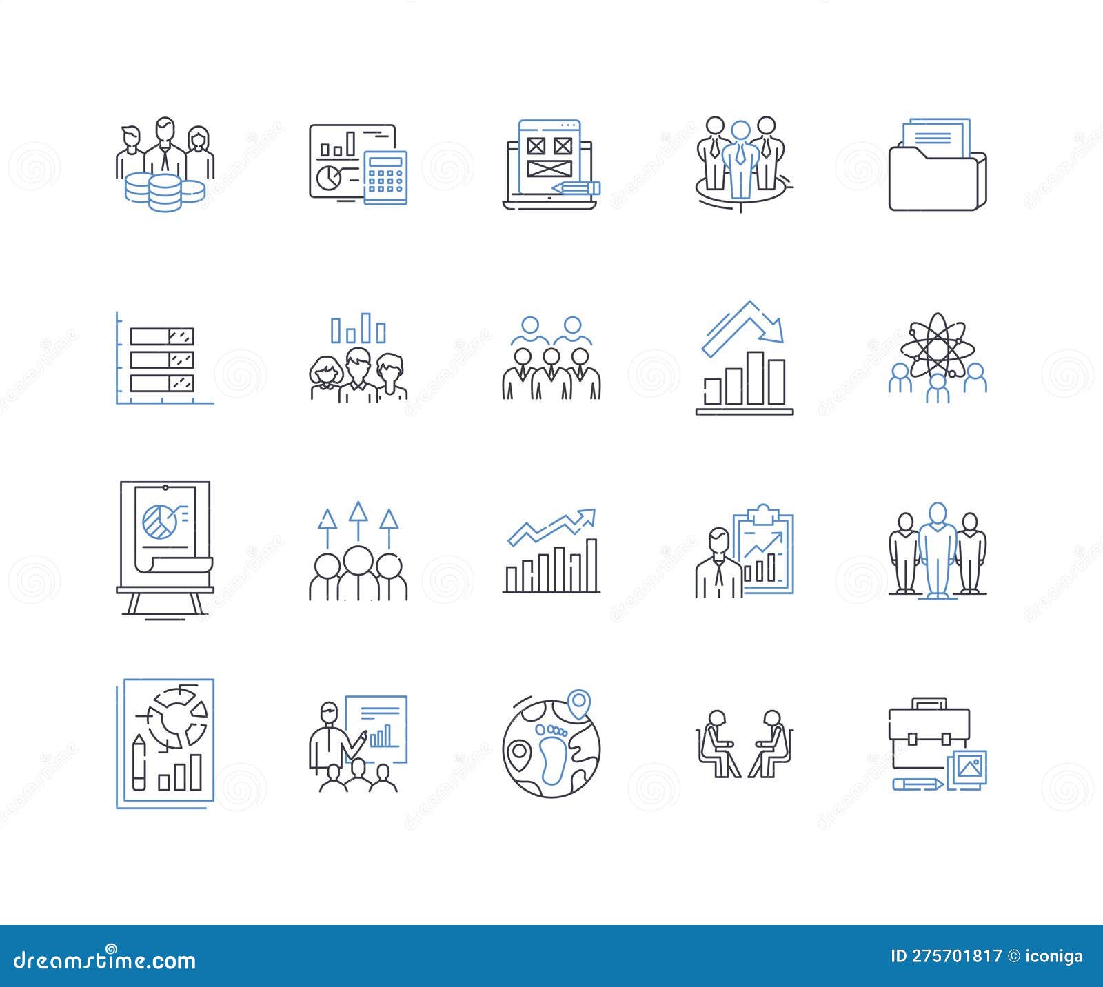 Workforce Comrades Line Icons Collection. Teamwork, Collaboration ... Workforce Comrades Line Icons Collection. Teamwork, Collaboration ...