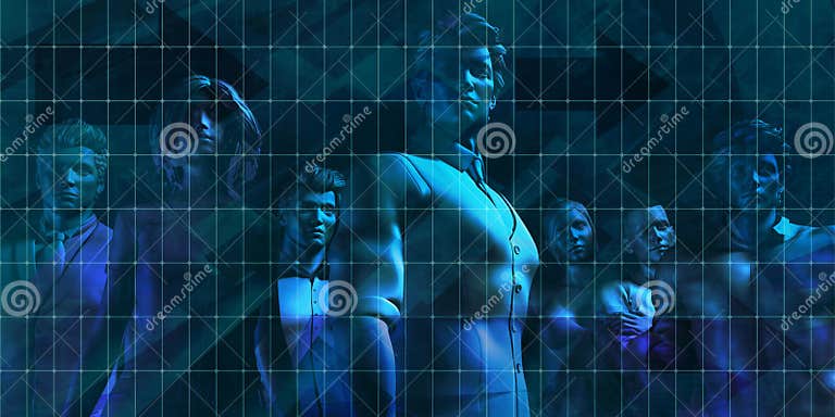 Workforce Development and Management Stock Illustration - Illustration ...