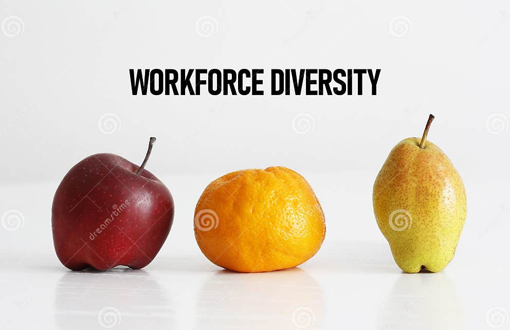 Workforce Diversity is Shown Using the Text Stock Photo - Image of ...