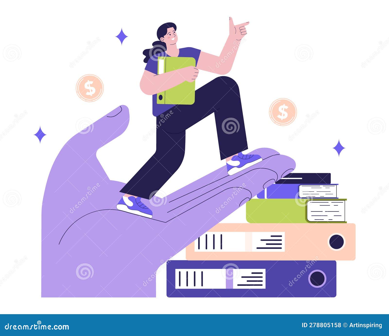 Workforce Education Line Icons Collection. Training, Development ...