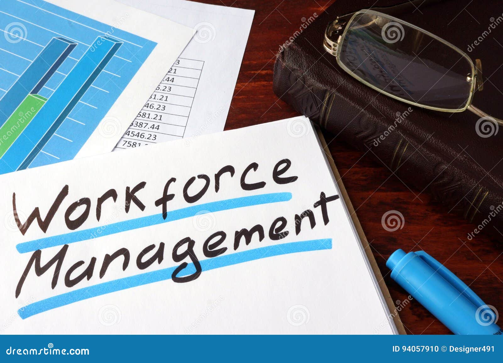 Workforce management. stock photo. Image of teamwork - 94057910