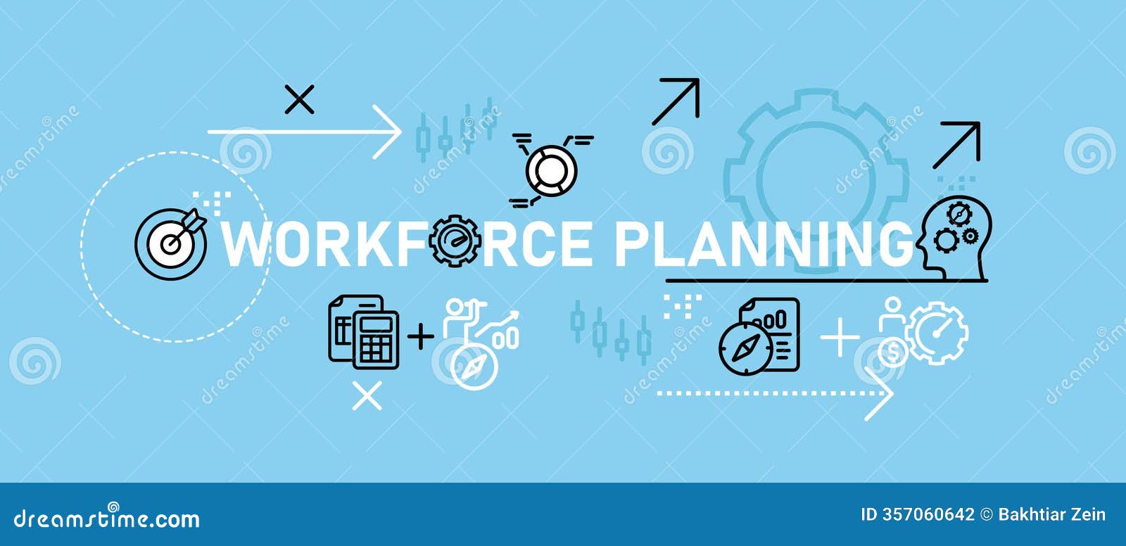 Co-planning Concept Icon Vector Illustration | CartoonDealer.com #208848644