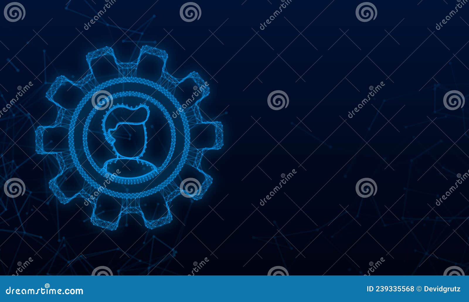 Workforce Planning In Plexus Style. Process Chart. 3d Icon With ...