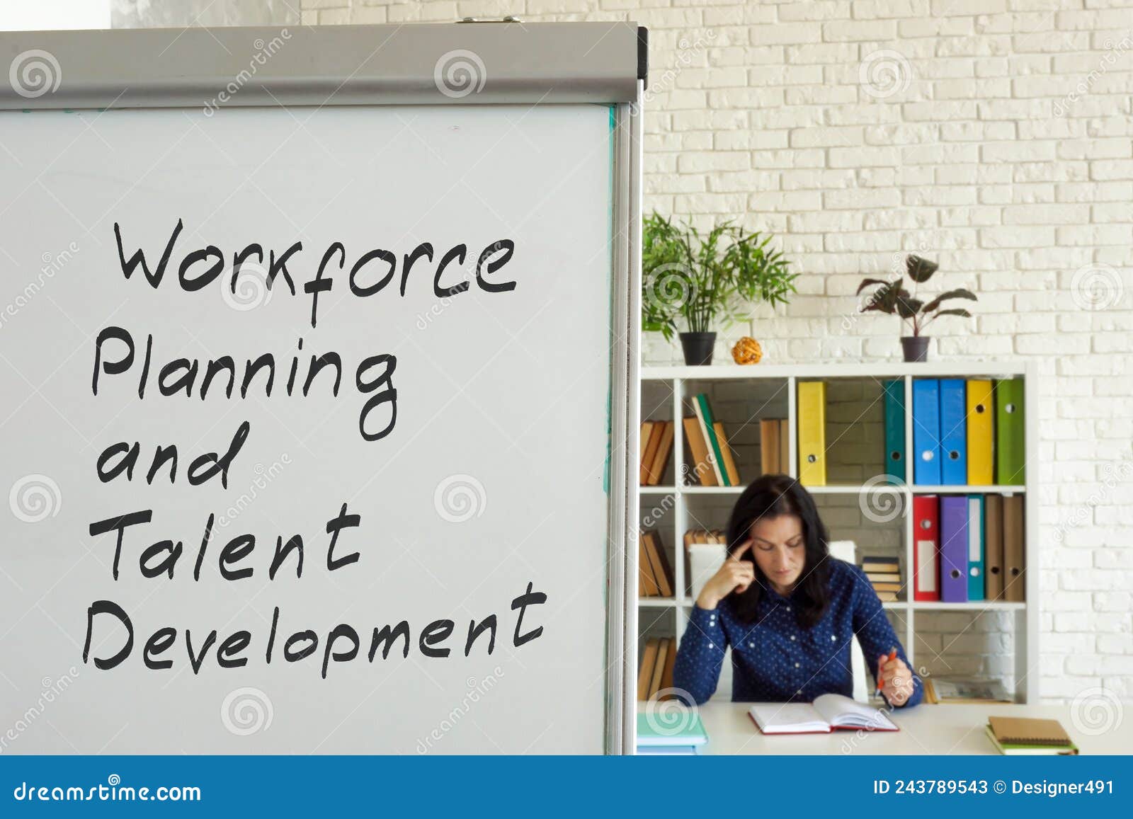 Workforce Planning and Talent Development Written on the Whiteboard ...