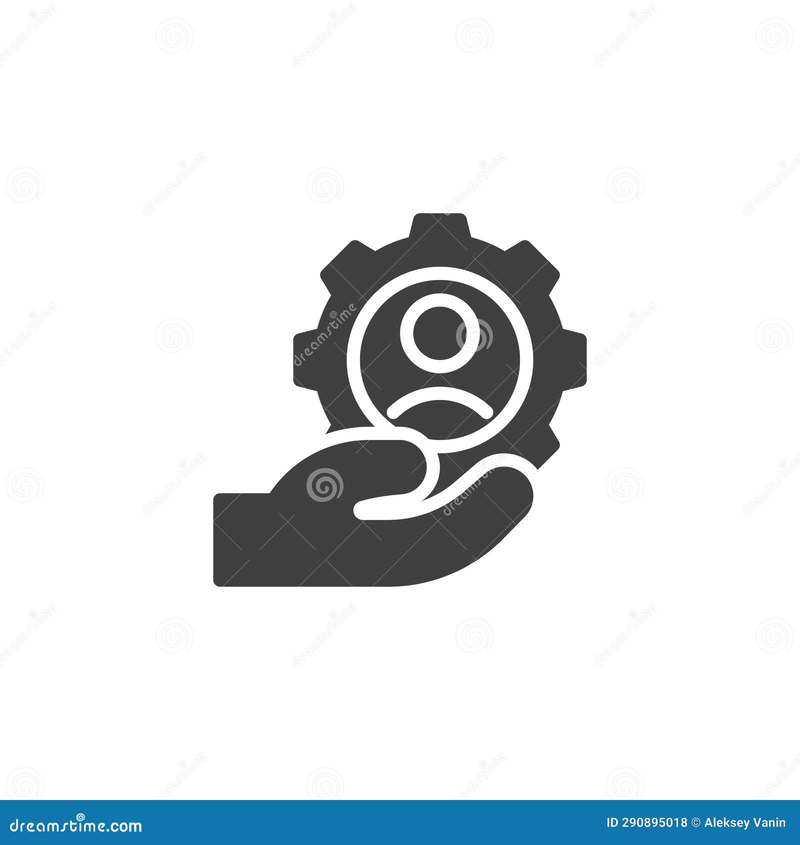 Workforce Productivity Vector Icon Stock Illustration - Illustration of ...