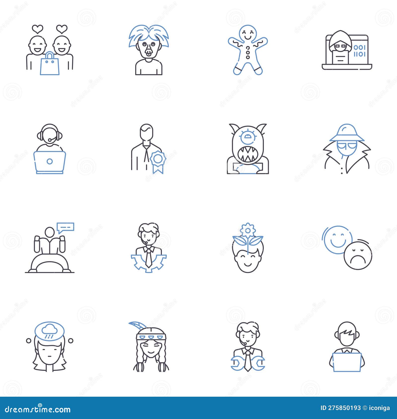 Workforce Supervision Line Icons Collection. Management, Accountability ... Workforce Supervision Line Icons Collection. Management, Accountability ...