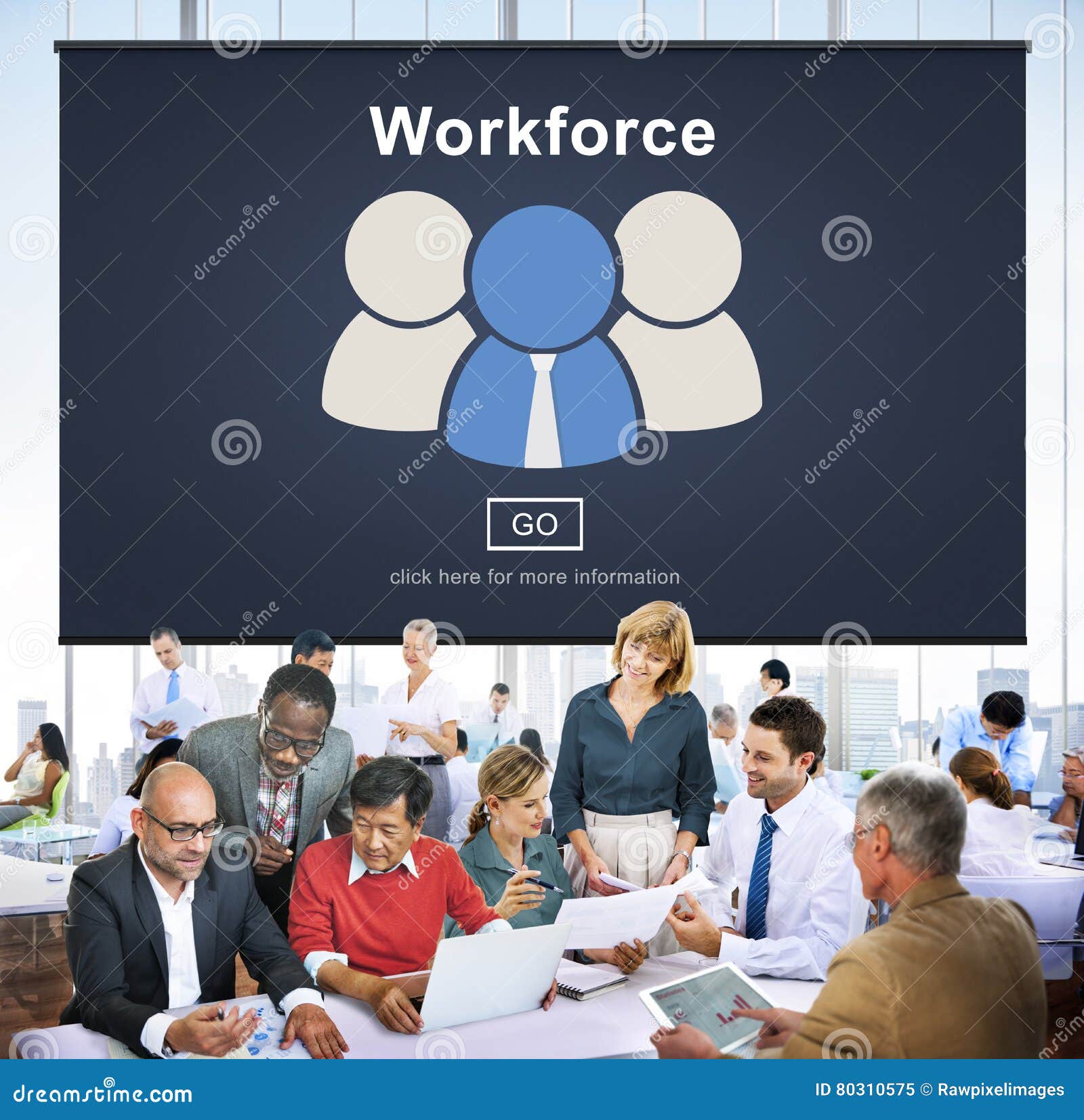 Workforce Team Teamwork Connection Partnership Concept Stock Image ...