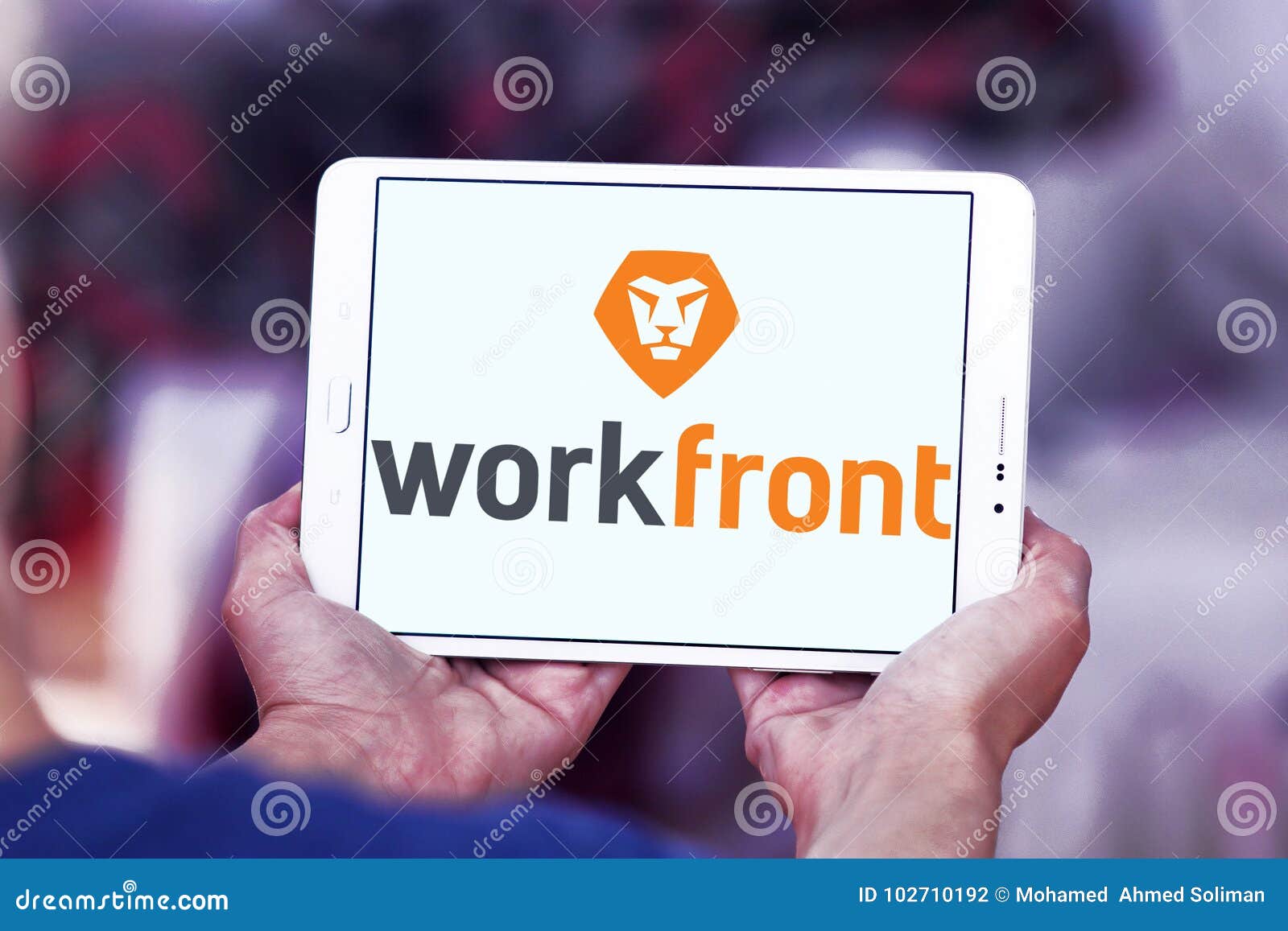 Workfront Software Company Logo Editorial Photography - Image of brands ...