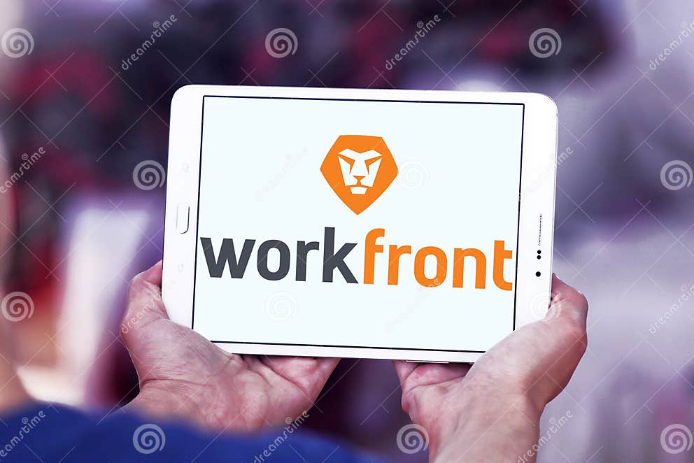 Workfront Software Company Logo Editorial Photography - Image of brands ...