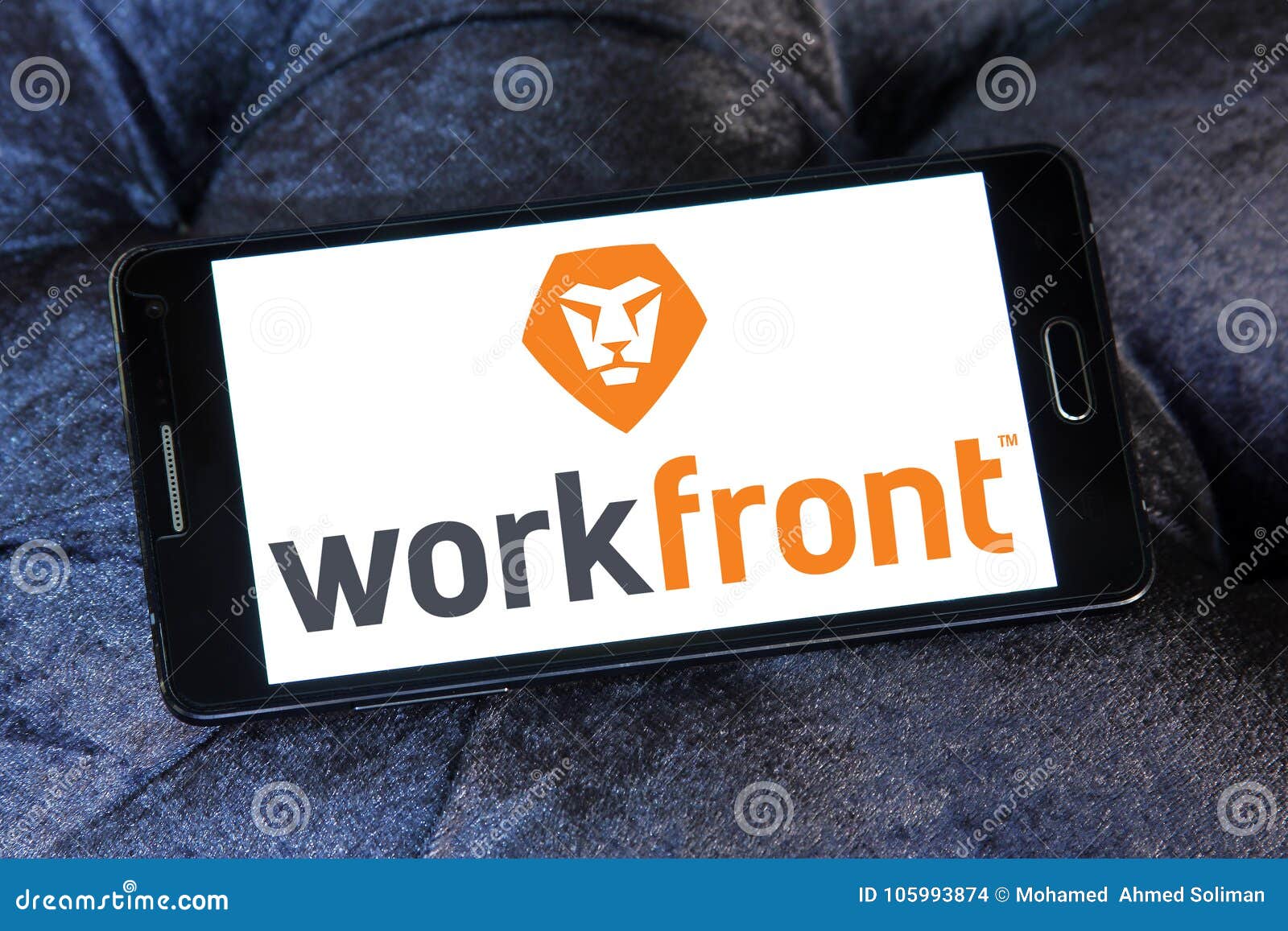 Workfront Software Company Logo Editorial Stock Image - Image of arab ...