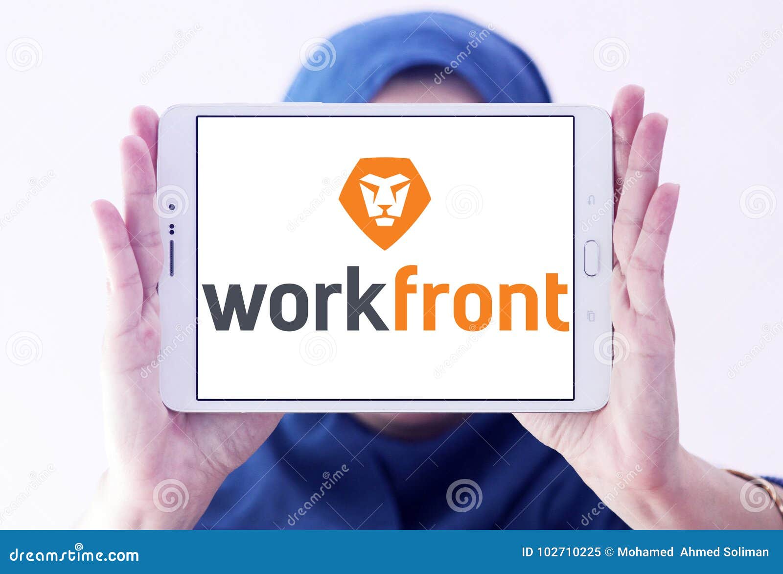 Workfront Software Company Logo Editorial Image - Image of editorial ...