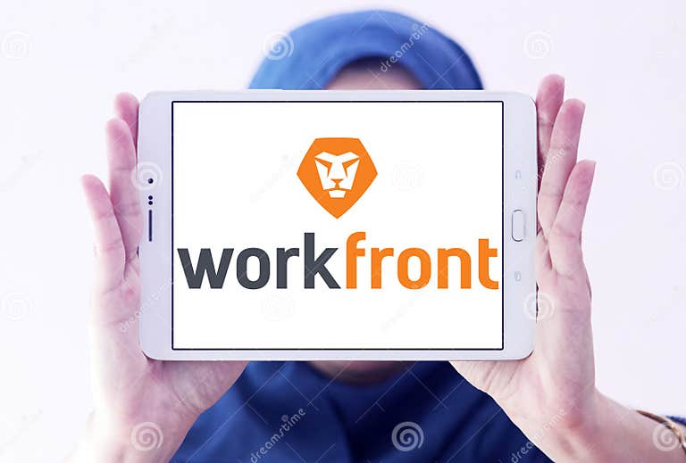 Workfront Software Company Logo Editorial Image - Image of editorial ...