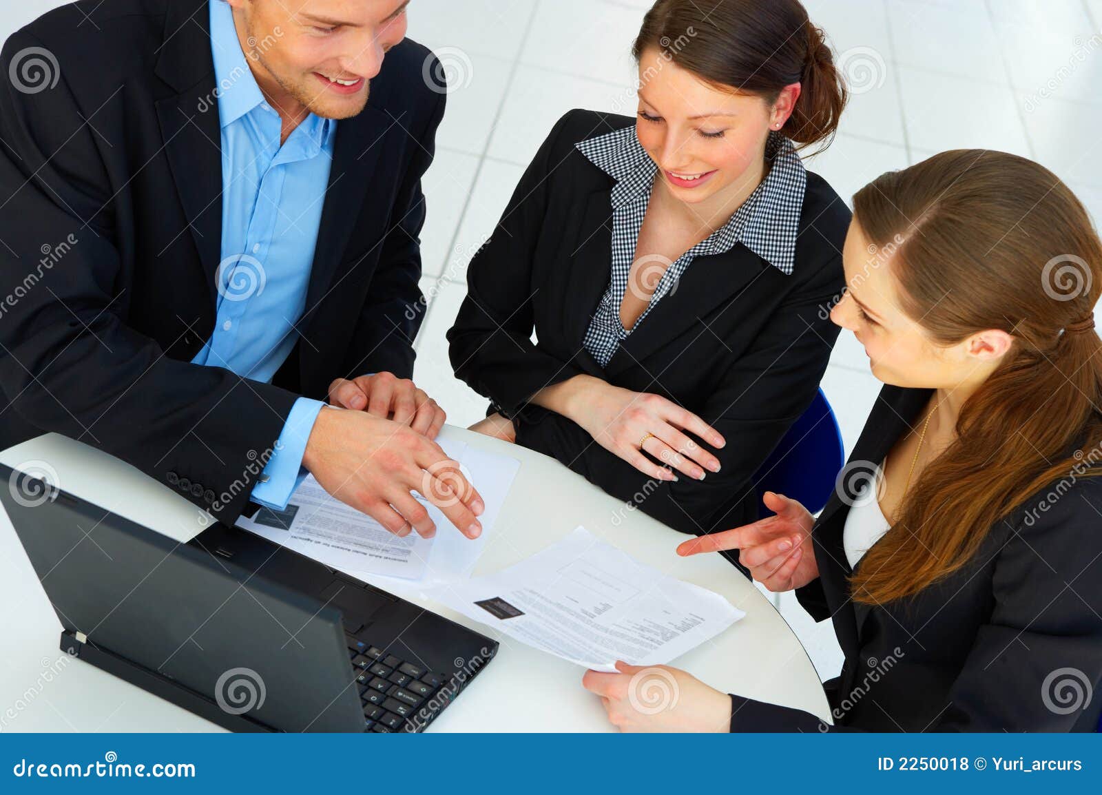 Workgroup interacting stock photo. Image of chat, explaining - 2250018