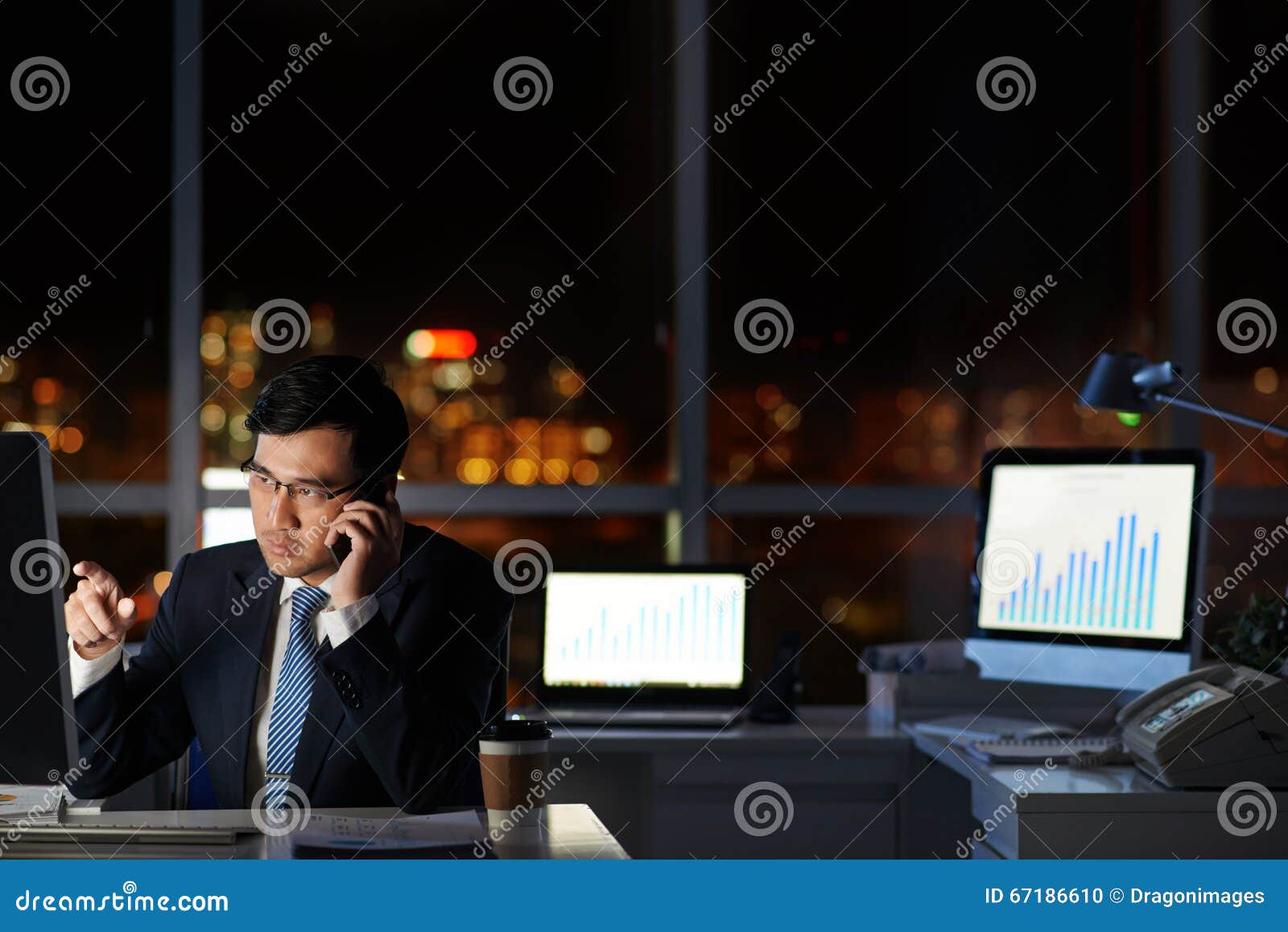 Working all night stock photo. Image of overtime, energy - 67186610