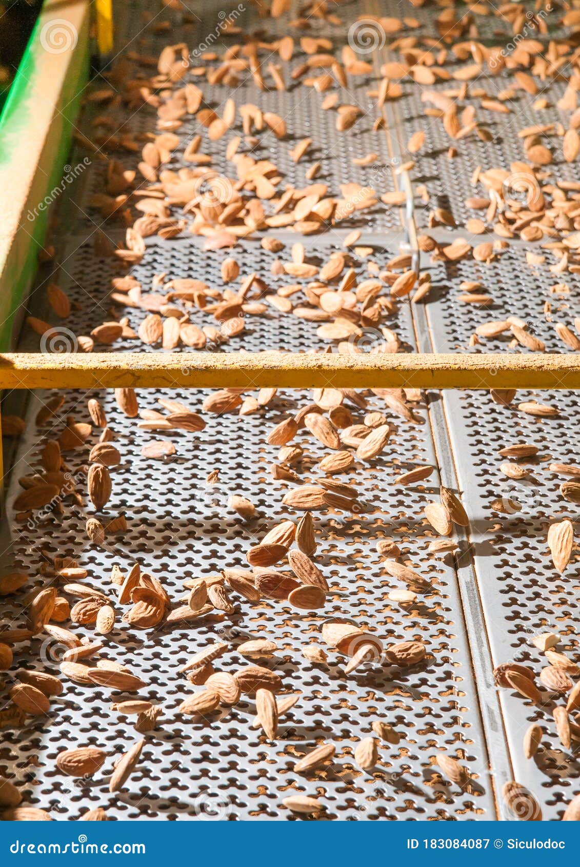 The working of almonds stock image. Image of instrument - 183084087