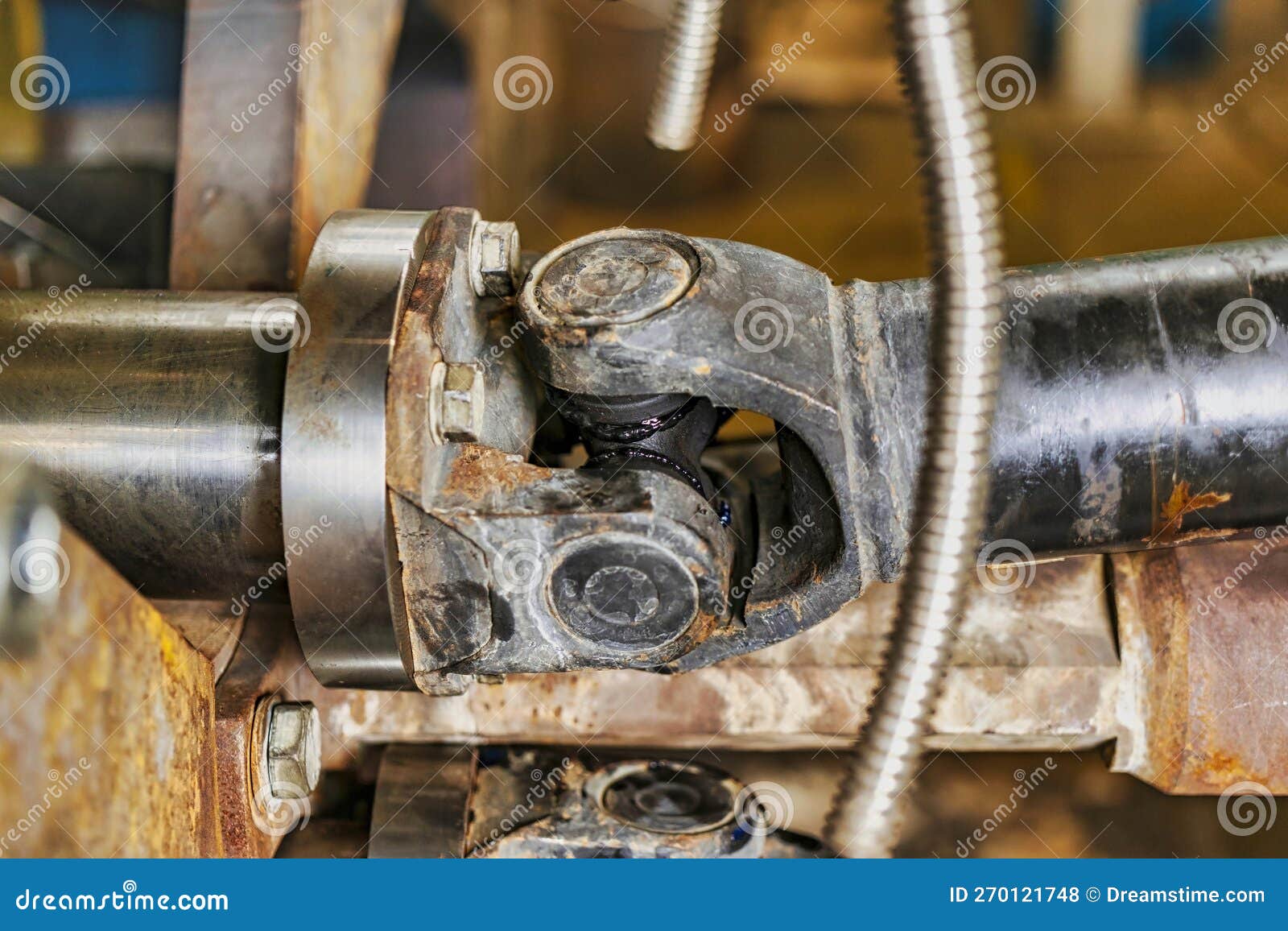 The Working Area of Cnc Multiform Spring Coiling Machine Close Up Stock ...