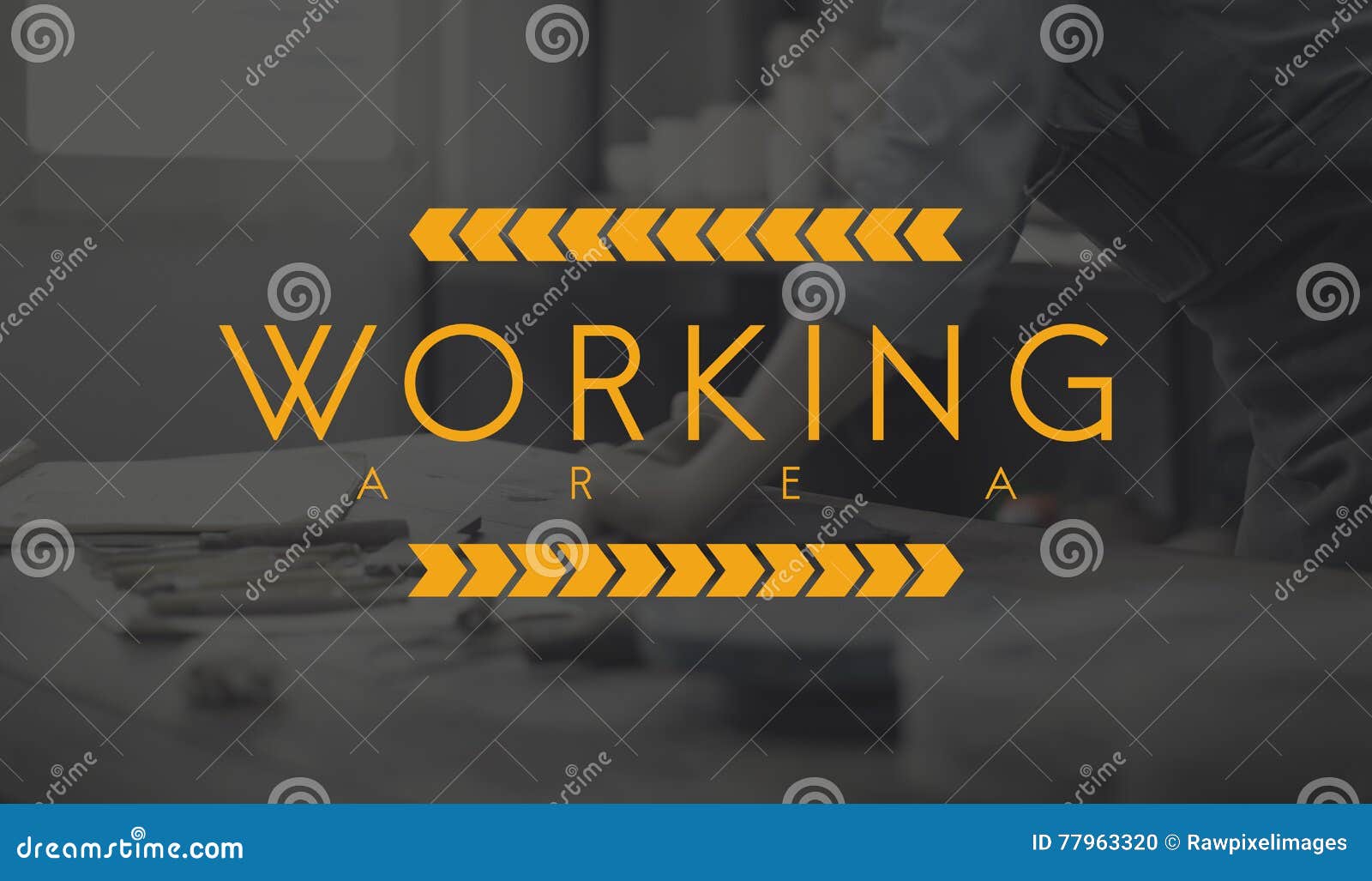 Working Area Place Security Safety Protect Concept Stock Photo - Image ...
