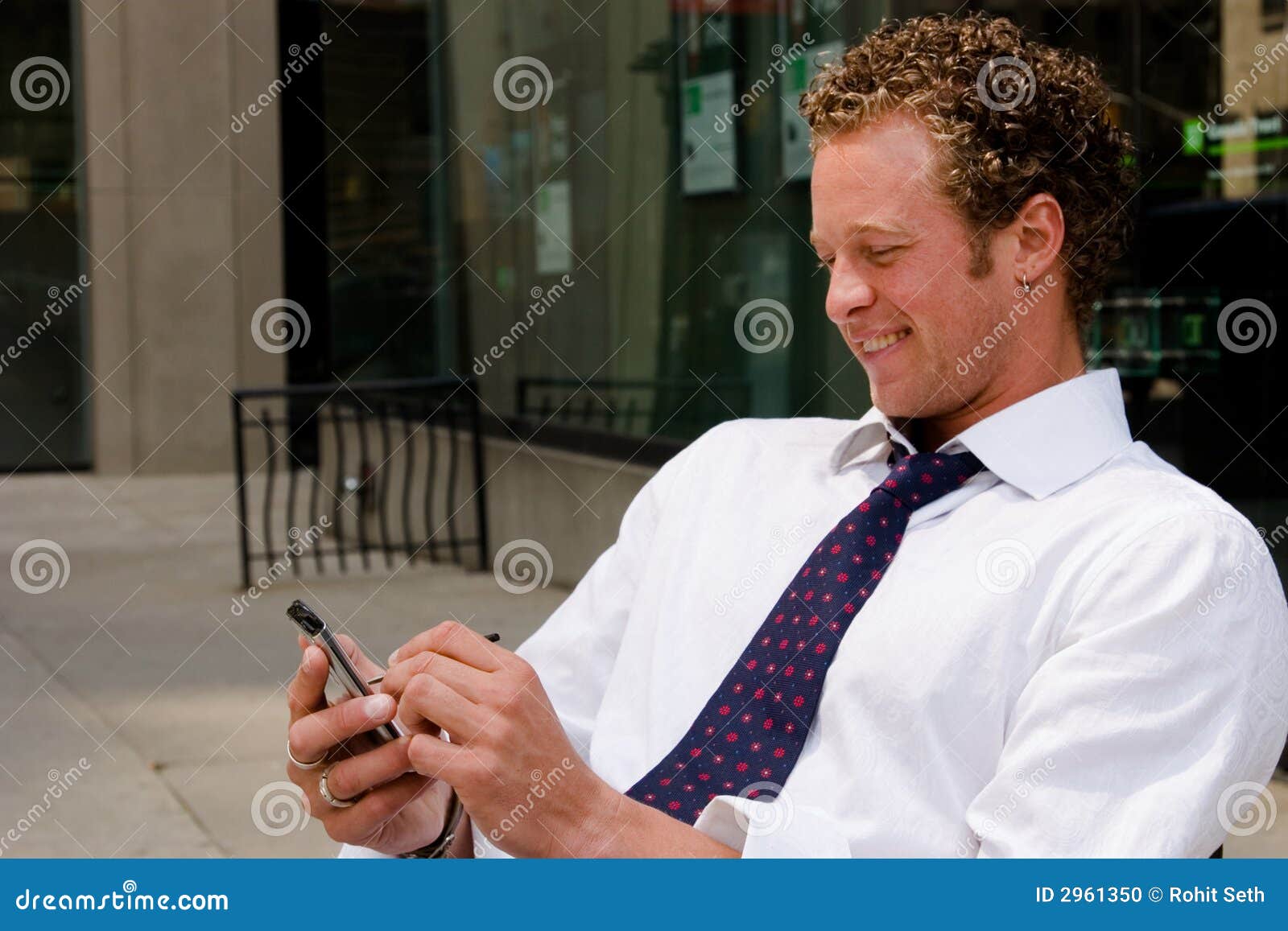 Working away stock photo. Image of hair, urban, business - 2961350
