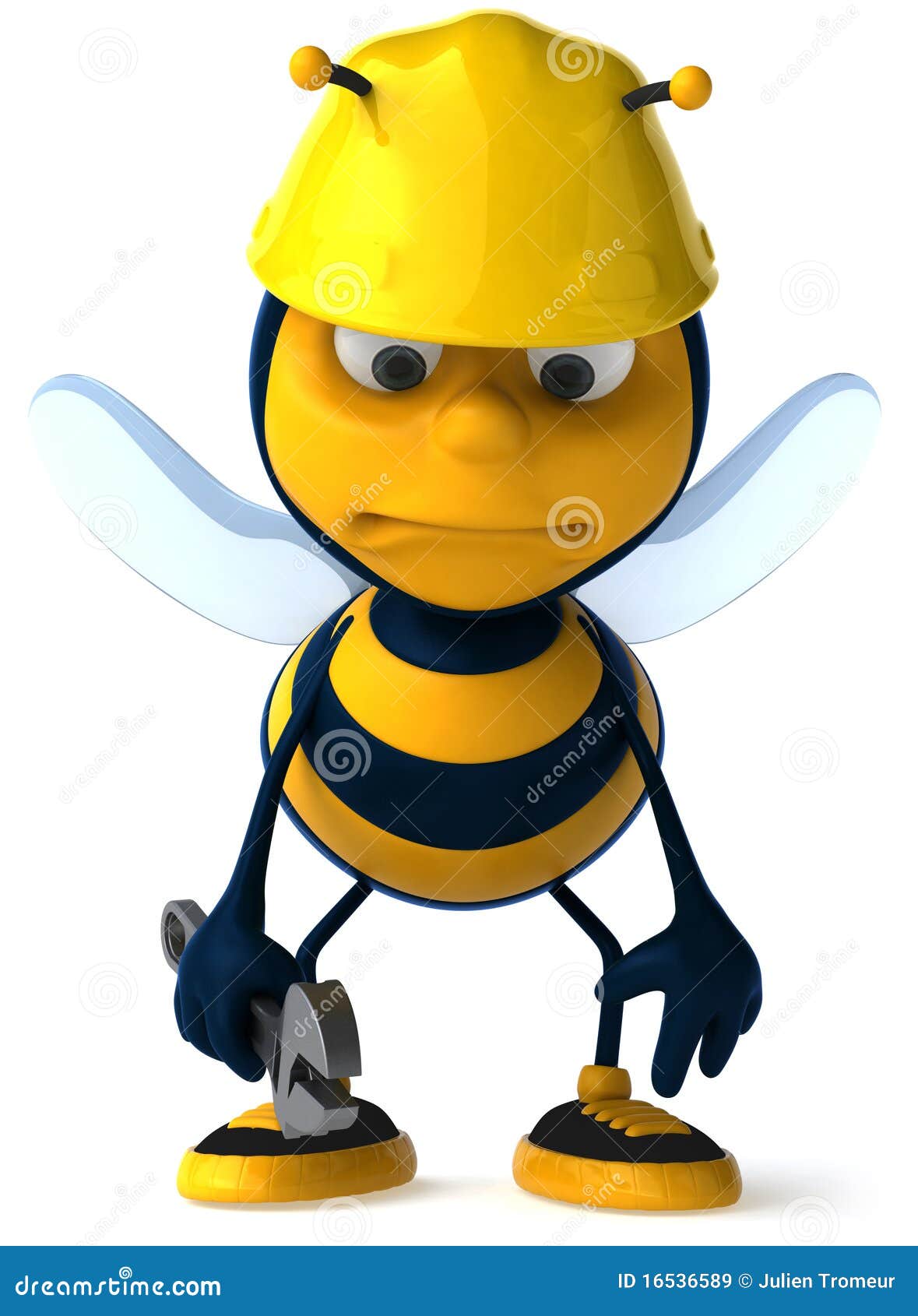 Working bee stock illustration. Illustration of antenna - 16536589