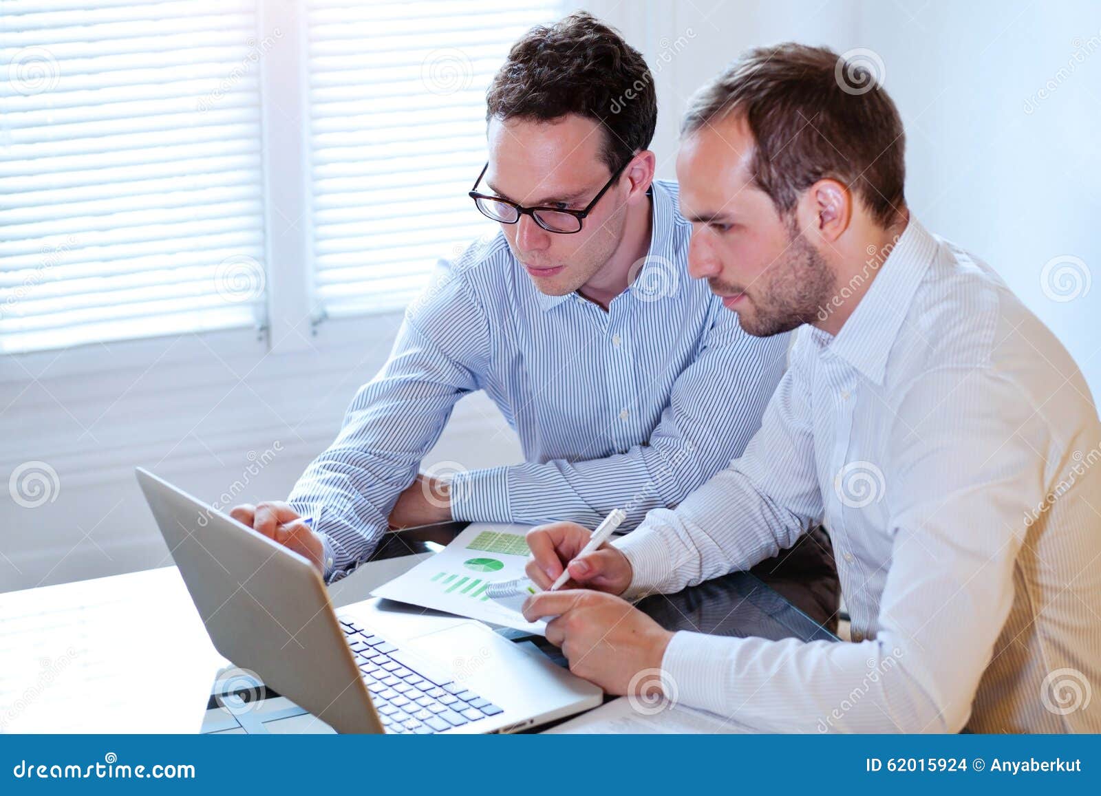 Working with big data stock photo. Image of collaboration - 62015924