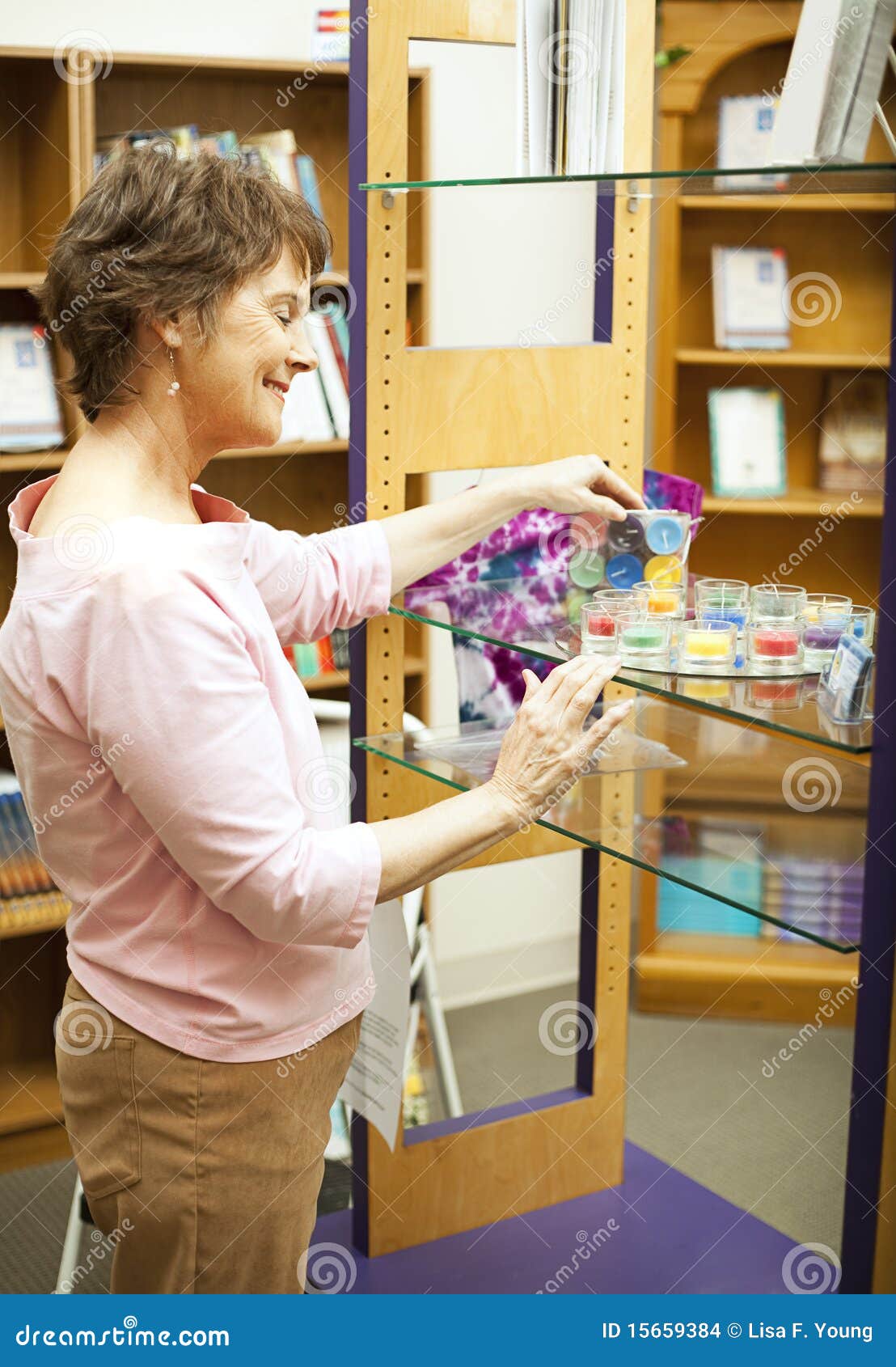Working in Bookstore stock photo. Image of people, aged - 15659384