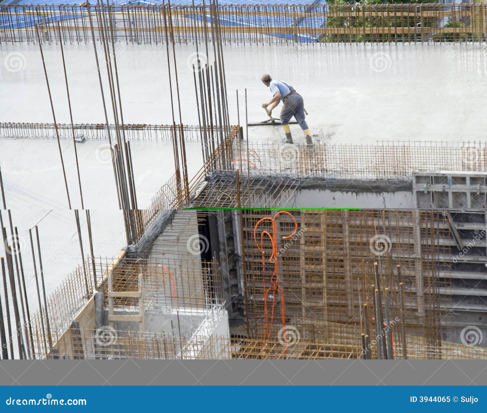 Working on building floor stock image. Image of white - 3944065