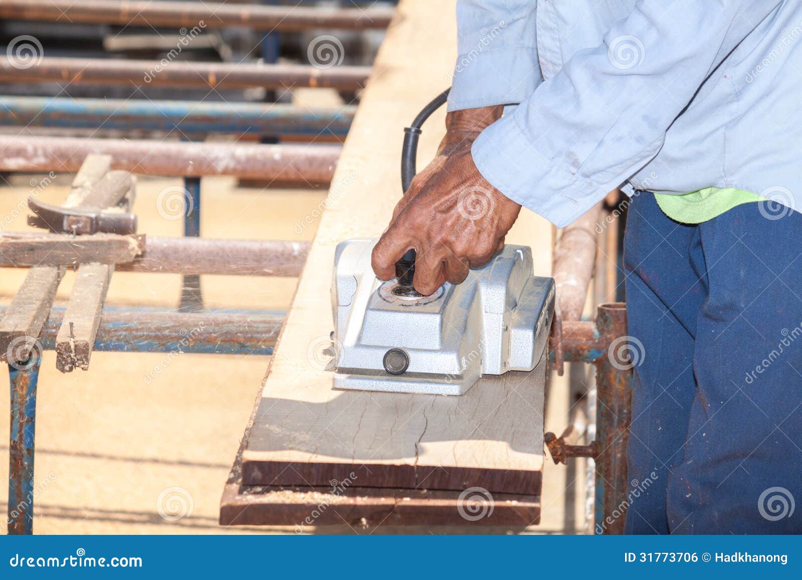 Working carpenter stock photo. Image of construction - 31773706