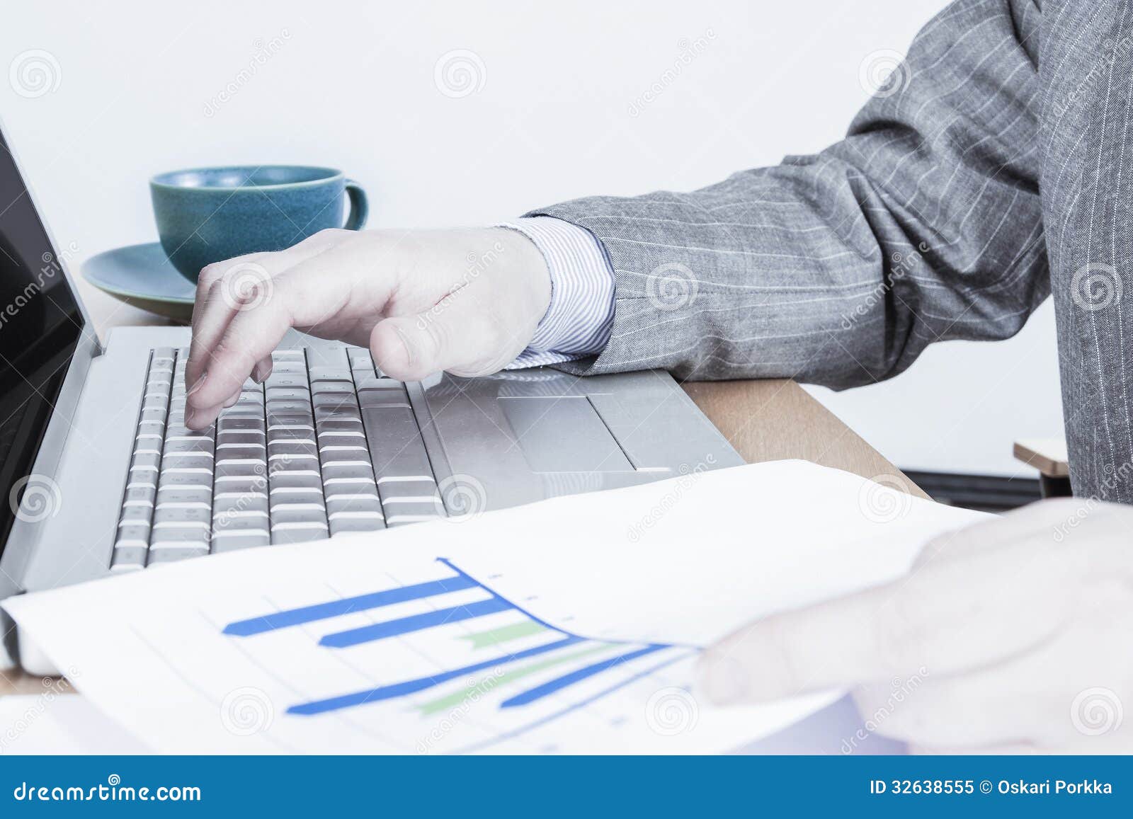 Working with Charts stock image. Image of data, boss - 32638555